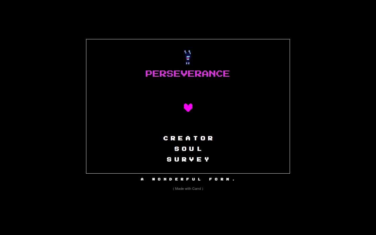 PERSEVERANCE